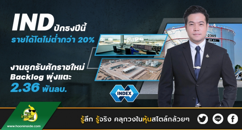 HotNews: IND ปักธงปีนี้รายได้โตไม่ต่ำกว่า 20% งานชุกรับศักราชใหม่ Backlog พุ่งแตะ 2.36 พันลบ ...